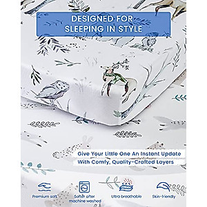 Extra Stretchy Changing Pad Cover, TotBasic Ultra Soft Premium Jersey Knit Changing Pad Sheets, Unisex for Boys and Girls, Safety Strap, Fits All Standard Changing Tables/Dresser Tops - 2 Pack