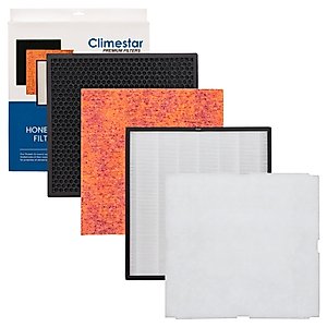 Climestar Honeycomb Filter Kit Compatible Replacement for SPA-700A SPA-780A Air Purifiers - Pet (Set of 4 Filters)