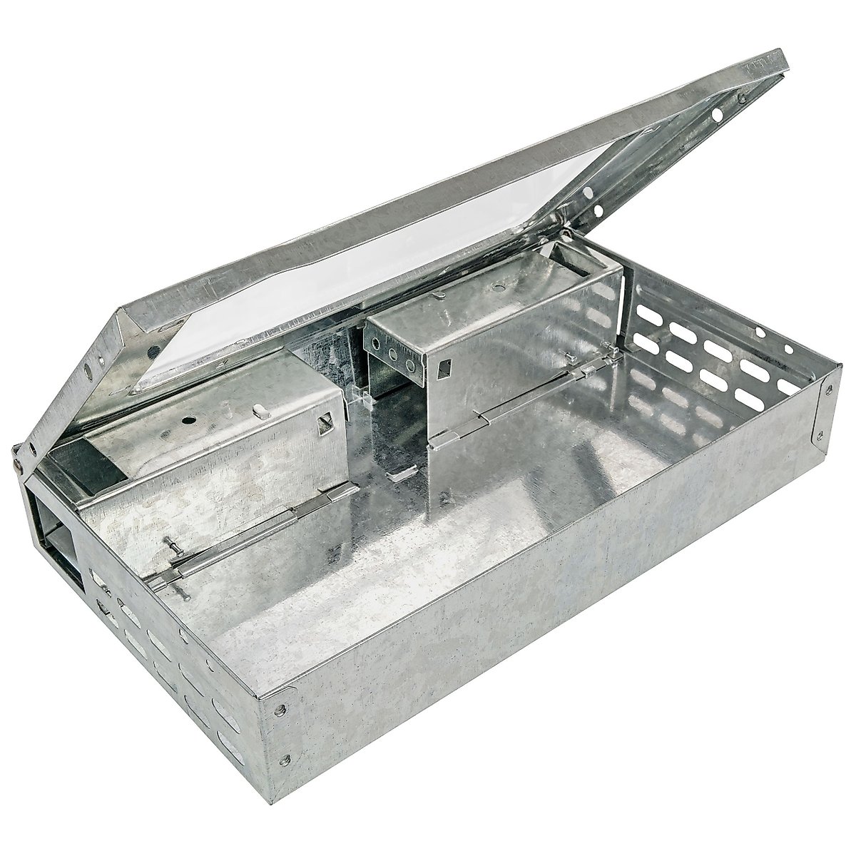iTrap iTrap-002-S4-3PK Multi-Catch Clear Top Humane Repeater Mouse Trap, Set of 3