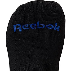 Reebok Men's Crew Socks - 5 Pack Comfort Cushion Performance Crew Socks for Men - Classic Men's Sports Socks (Size: 6-12.5), Size 6-12.5, Black/Grey Multi