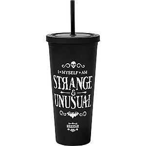 Killstar Strange Unusual Cold Brew Iced Coffee Tea Travel Mug Cup