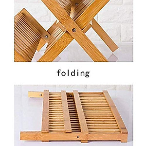 SDGH Wooden Dish Rack - Household Dish Rack Kitchen Tableware Drain Dish Rack Storage Rack