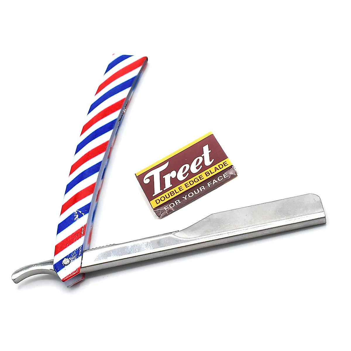 AAProTools Professional Barber Hair Shaving Razor Straight Knife With Free 10 Blade BTS-192