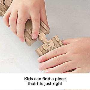 Thomas & Friends Wooden Railway Track Set Expansion Clackety Track Pack, 22 Wood Pieces For Preschool Kids Ages 3+ Years
