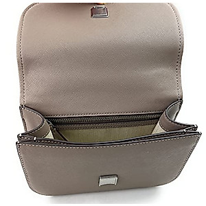 Tory Burch Emerson Flap Adjustable Shoulder Bag (Gray Heron)