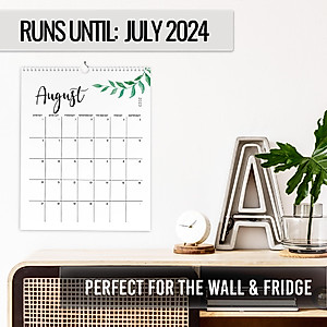 Aesthetic 2023 Floral Wall Calendar - Runs Until July 2024 - The Perfect Office Supplies for Women With Monthly Seasonal Designs for Easy Planning