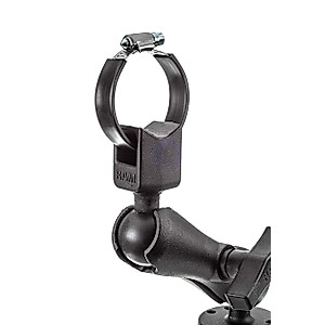 MotorGuide 8M4000977 Ram® Mount Trolling Motor Stabilizer — Shock Absorption Protects Stowed Trolling Motors — Standard, Black