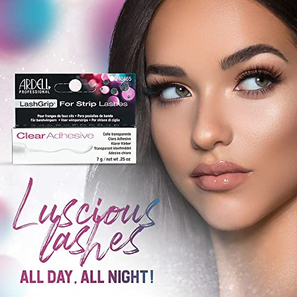 Ardell Lashgrip Strip Adhesive, Clear, 0.25 Ounce