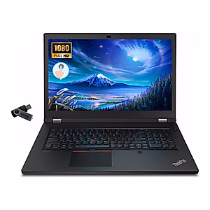 New Lenovo ThinkPad P17 Gen 2 Business Laptop,17.3" FHD Display,Intel Core i7-11800H,Windows 10 Pro,64GB RAM 1TB SSD,NVIDIARTX A2000 4GB,Tech Deal USB