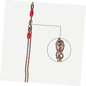 ibasenice 1pc Indoor Swing for Kids Toddler Toys Outdoor Baby Swing Indoor Swing with Rope Tree Swings for Kids Tree Swing Set Children's Swing Seat Swing Seat with Rope Mixed Board Heavy