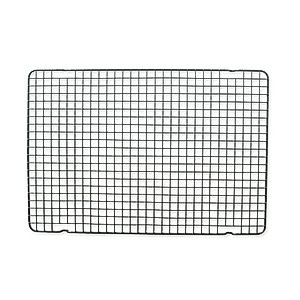 Nordic Ware Natural Aluminum Commercial Baker's Half Sheet, 2-Pack, Silver & 43343 Oven Safe Nonstick Baking & Cooling Grid (1/2 Sheet), One Size, Steel