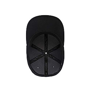 Flexfit Men's Delta Seamless Baseball Cap, Black, Large-X-Large