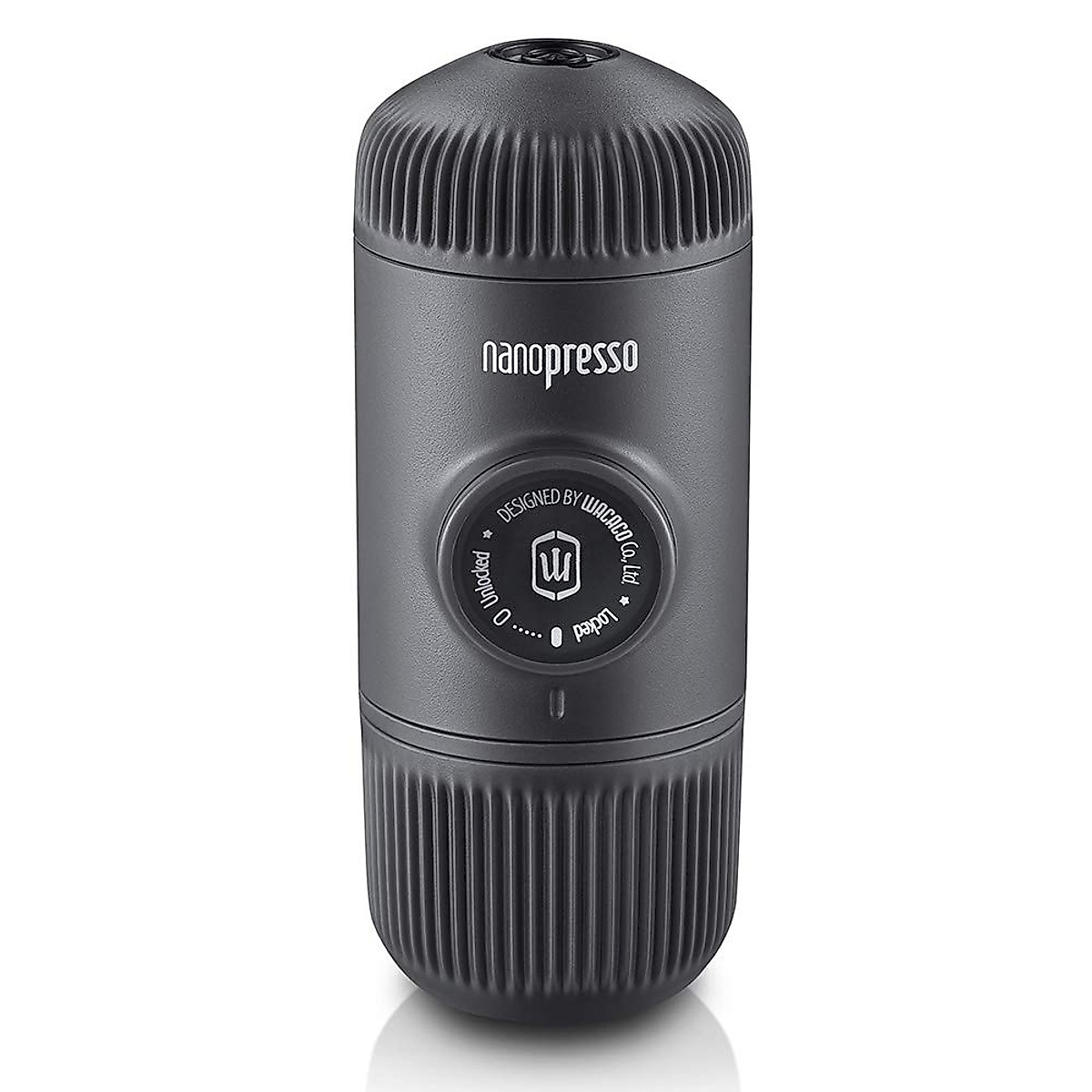 WACACO Nanopresso Portable Espresso Maker, Upgrade Version of Minipresso, 18 Bar Pressure, Small Travel Coffee Maker, Manually Operated. Perfect for Kitchen and Office