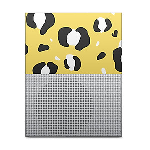 Head Case Designs Officially Licensed Grace Illustration Yellow Leopard Art Mix Matte Vinyl Sticker Gaming Skin Case Cover Compatible With Xbox One S Console