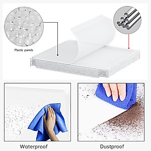 MAGINELS Cube Storage Organizer,12-Cubes Shelf Unit with Door and Metal Mesh. Large Capacity Storage Books,Toy and Clothes Organizers Cabinet. Ideal for Home, Bedroom,Office, Bookroom,White(14x14inch)