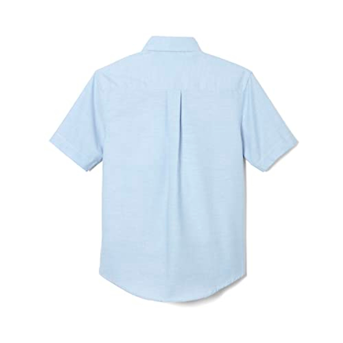 French Toast Boys' Toddler Short Sleeve Oxford Dress Shirt (Standard & Husky), Light Blue, 3T