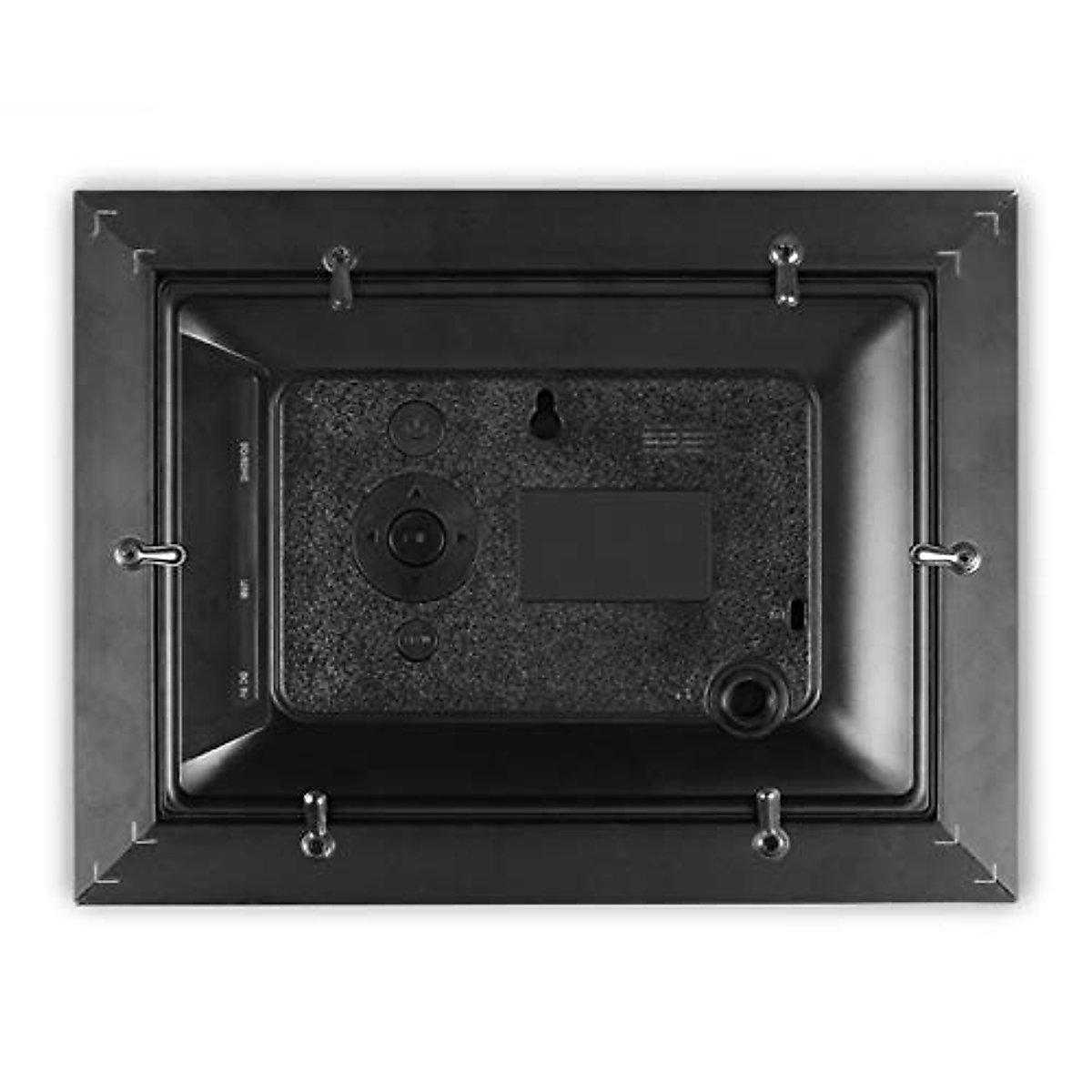 Aluratek 7" Distressed Wood Digital Photo Frame, Auto Slideshow Feature, USB/SD/SDHC Supported, Built-in Clock & Calendar, Easy Setup, Non-WiFi
