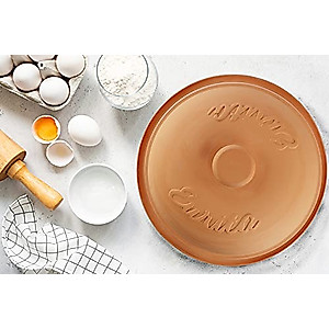 Eurita Clay Roaster, Non-Stick Dutch Oven, Versatile Cooking Vessel With Free Recipe Guide, 4 Quarts