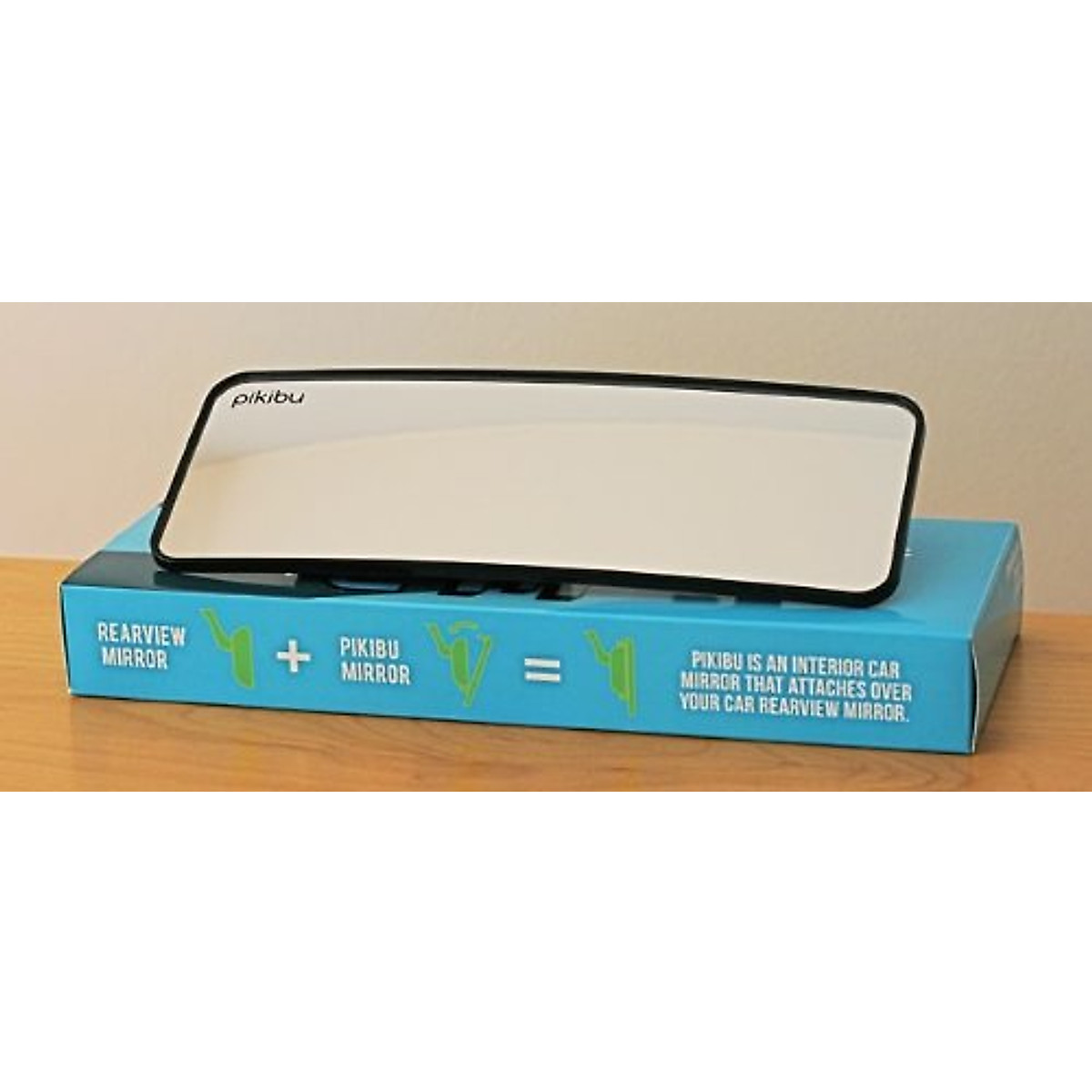 Family Car Mirror by Pikibu® - A better way to see your kids. View ALL your children and your blind spots - 180-degree View - High Definition Clarity