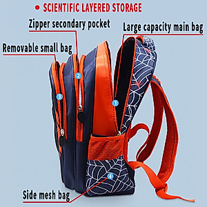 TUDERE 3D cartoon backpack waterproof lightweight schoolbag boys and girls models