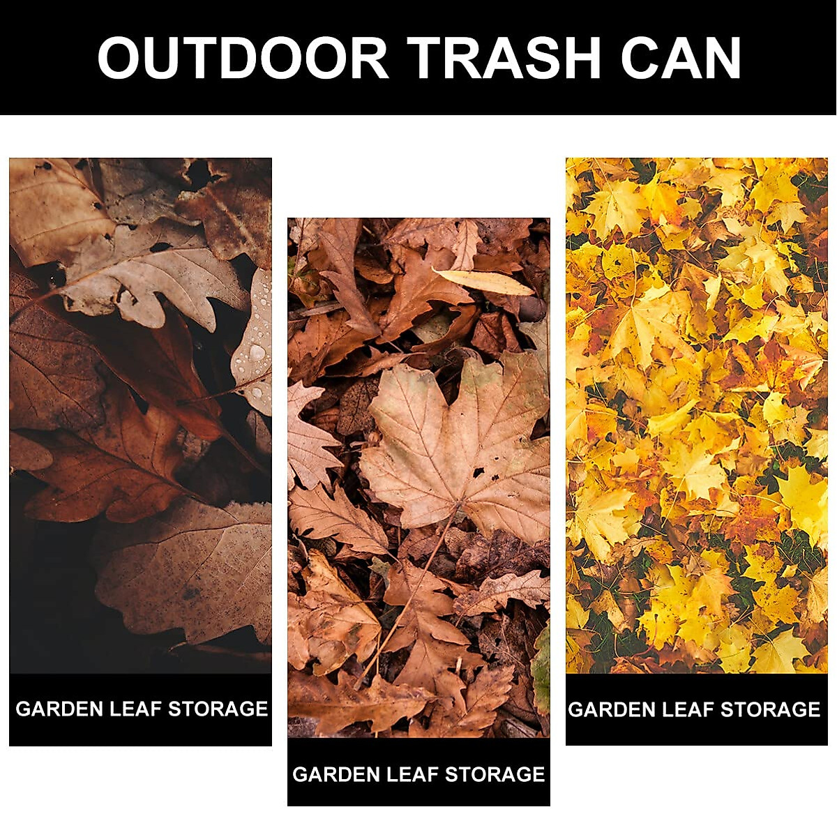 BESPORTBLE PopUp Trash Can, 10Gallon Collapsible Garbage containers - Portable Recycle Bin for Camping Outdoor BBQs, Tailgating Leaf or Yard Cleanup