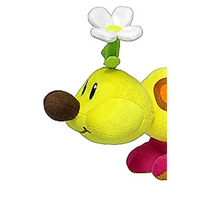 "Little Buddy Super Mario Bros. All Star Collection Stuffed Plush 1593 Wiggler/Hanacha Toy, 13""", multi-colored