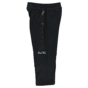 Nike Boy's Elite Therma Technical Training Pants Black 4, Color: Core Black/Midnight Black/White-Black