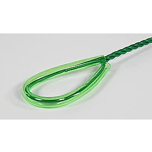 PENN-PLAX Quick-Net Aquarium Fish Net – Durable, Strong, and Safe – Color May Vary (Blue or Green) – 2” x 1.75” Net – 10” Handle