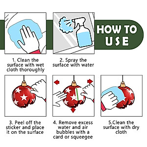 Mfault 121 PCS Merry Christmas Nigh.tmare BEF.ore Christmas Window Clings 9 Sheets, Jack Skellington Sally Xmas Tree Skull Stickers Decal Decoration, 2024 New Year Home Kitchen Winter Holiday Decor