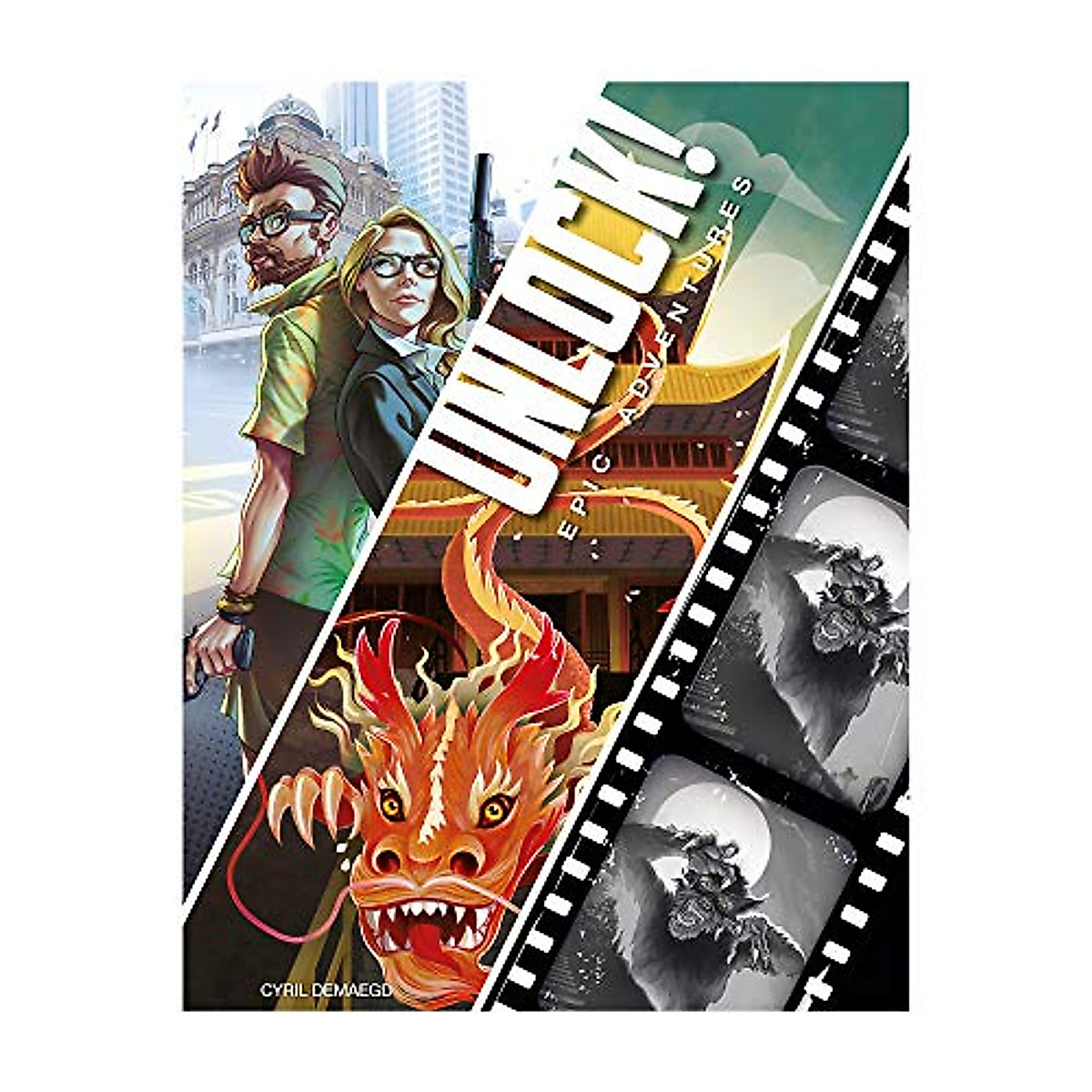 UNLOCK! Epic Adventures Card Game | Escape Room Games for Adults and Kids | Mystery Games for Family Game Night | Ages 10 and up | 2-6 Players | Average Playtime 1 Hour | Made by Space Cowboys