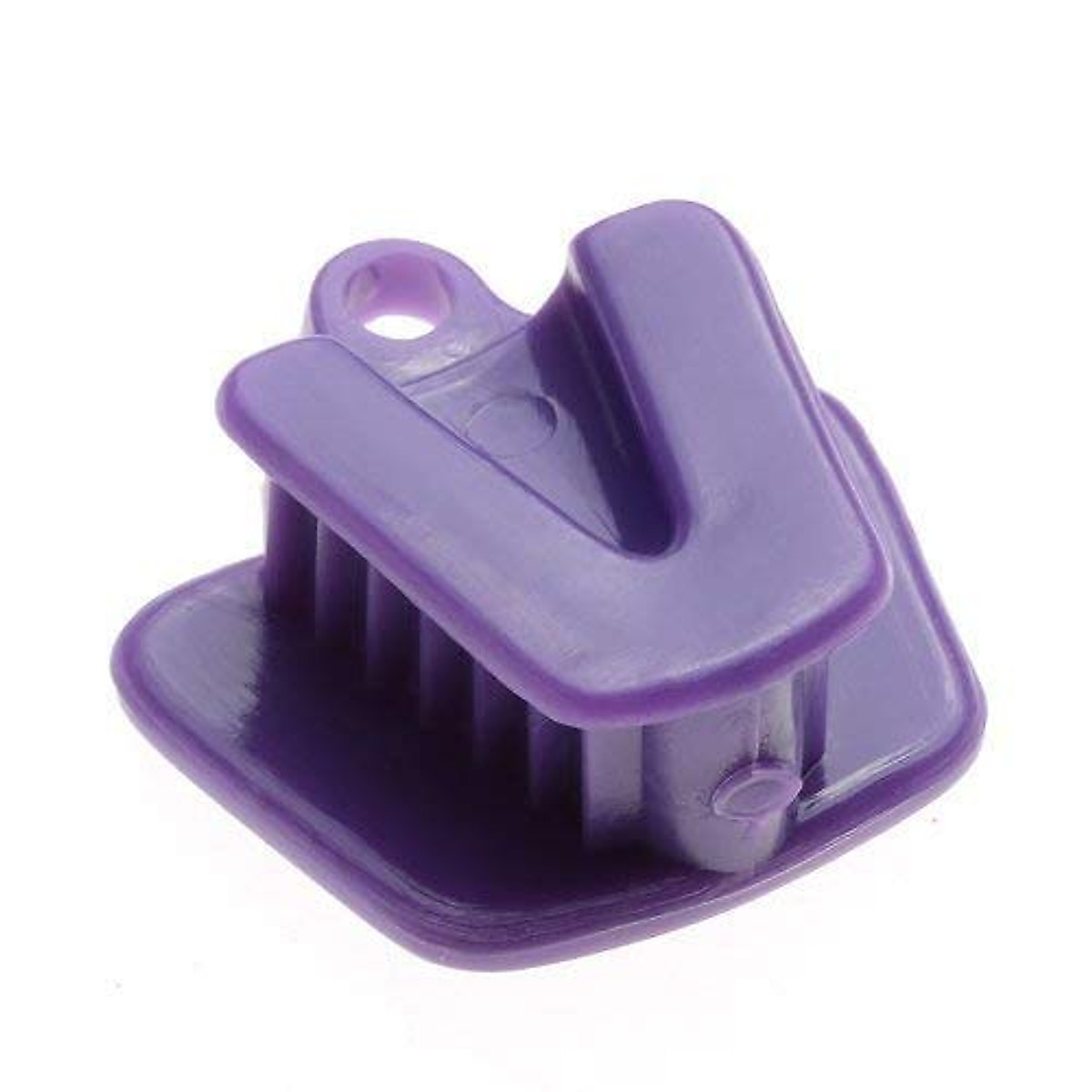 Alkita 5pcs/ pack Small Size Silicone Mouth Prop 121 Degree Centigrade Autoclavable Disposable Mouth Prop in Pedo Size Purple