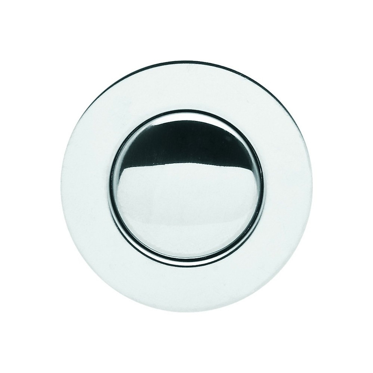 PF WaterWorks PF0735-CH-GR, Gray ABS Body Bathroom Sink/Lavatory Pop-Up Drain with Ball Lift Rod | With Overflow | CUPC Listed, Chrome