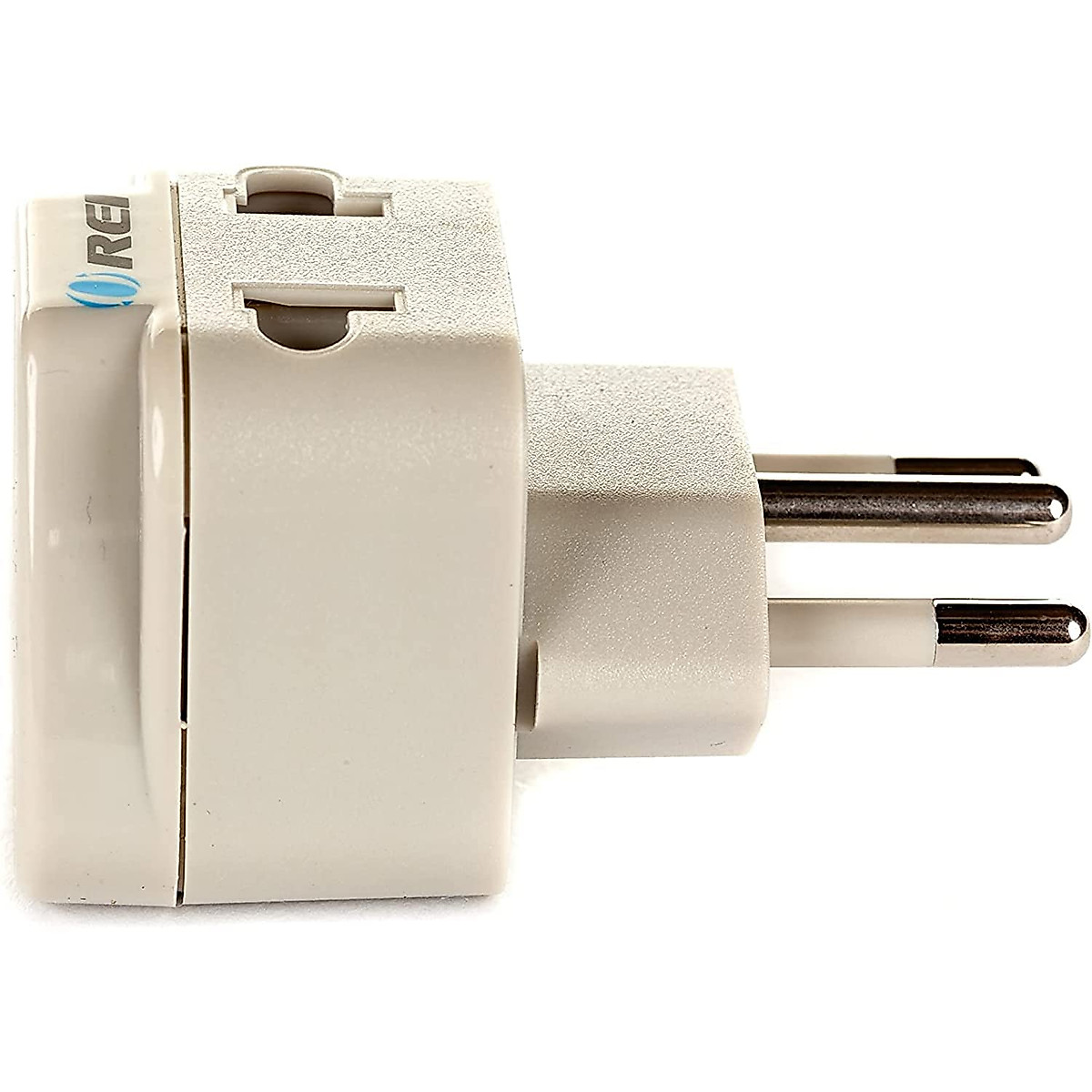 OREI US to Brazil Plug Adapter - Type N Travel Adapter for Brazil - Universal 2 in 1 - CE Certified - RoHS Compliant - White (DB-11C)
