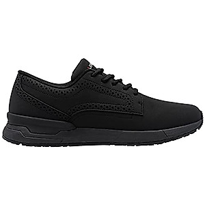 LARNMERN Non Slip Work Shoes for Men Kitchen Chef Slip Resistant Shoe Waterproof Food Service Restaurant Cooking Slip on Sneakers Walking and Casual Comfortable Working Footwear/Black/11