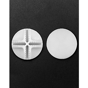 QWORK Wire Storage Connectors, 100 Pcs Grid Connectors Clips Modular Storage Cubes Interlocking Buckle, White