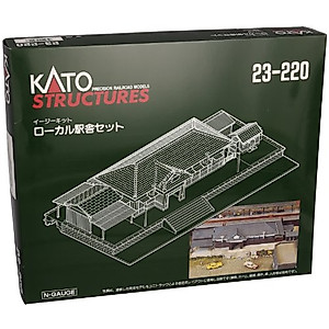 Kato N Scale Unitrack Rural Station Set