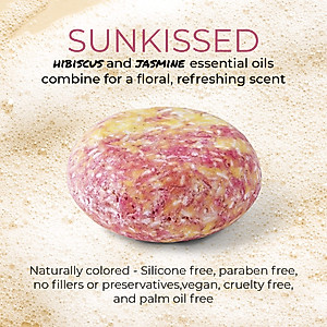 Suds & Co. Solid Shampoo Bar, Zero Waste Shampoo, Natural Shampoo Bar Soap, Sustainable, Eco-Friendly Hair Care - Sunkissed, 3.0 Ounce