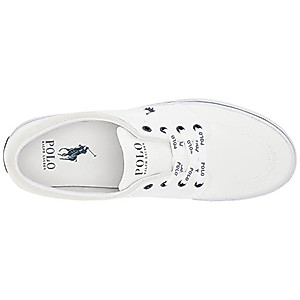 POLO RALPH LAUREN Men's Faxon X Sneaker, White/Newport Navy Pp, 11 M US
