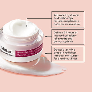 Murad Hydro-Dynamic Ultimate Moisture - Hydration Face Moisturizer with Advanced Hyaluronic Acid, 1.7 Fl Oz