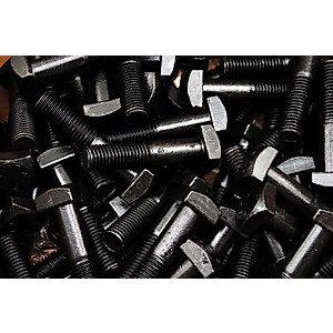 (10) Square Head 3/4-10 x 3-1/2 Bolts Unplated A307 1-1/8 Square