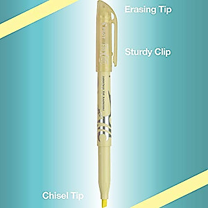 PILOT FriXion Light Pastel Collection Erasable Highlighters, Chisel Tip, Assorted Color Inks, 5-Pack (46543)