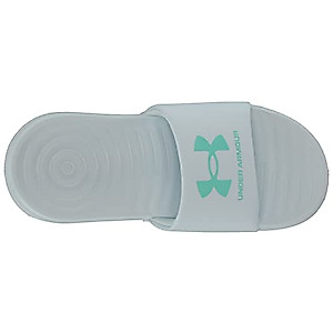 Under Armour Girls' Ansa Fixed Strap, (401) Halogen Blue/Halogen Blue/Green Breeze, 4, US