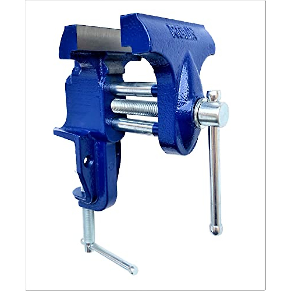 Rolin Vise Wood Working Clamp 3 Inch Light Duty Tools Small Home Vise Table Vise Blue