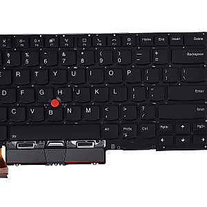 Replacement Keyboard for Lenovo ThinkPad X1 Carbon Gen 7th 2019, ThinkPad X1 Carbon Gen 8th 2020 Laptop, ThinkPad X1 Yoga Gen 4 2019 & X1 Yoga Gen 5 2020 with Backlit US Layout
