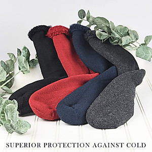Debra Weitzner Warm Thermal Socks for Men and Women Extreme Cold Weather Winter Wear Insulated Heavy Boot Socks for Hunting Skiing Snow Etc 2 Pairs