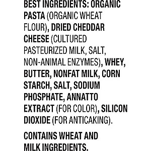 Annie’s Real Aged Cheddar Microwave Mac & Cheese with Organic Pasta, 5 Ct, 2.15 OZ Packets