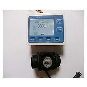 Flow Meter New G1 Flow Water Sensor Meter+Digital LCD Display Flowmeter High Stability and Convenient Operation