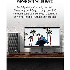 HP Desktop with AMD Ryzen 5 5600G, 12GB RAM, Windows 11 Home