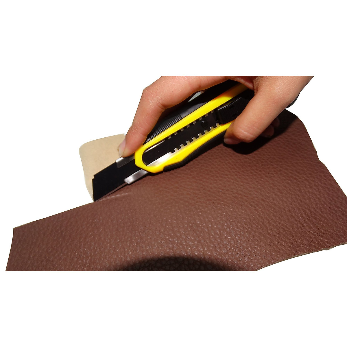 eZthings Professional Utility Knife Plus 10 Super Sharp Blades Set for Cutting Cardboard, Plastic, Leather, Carpet, Rope (Knife + 10 Sharp Blades)