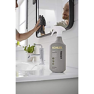 Kohler K-EC23723-NA Faucet Cleaner, Kitchen and Bathroom Cleaner, 28 FL Oz